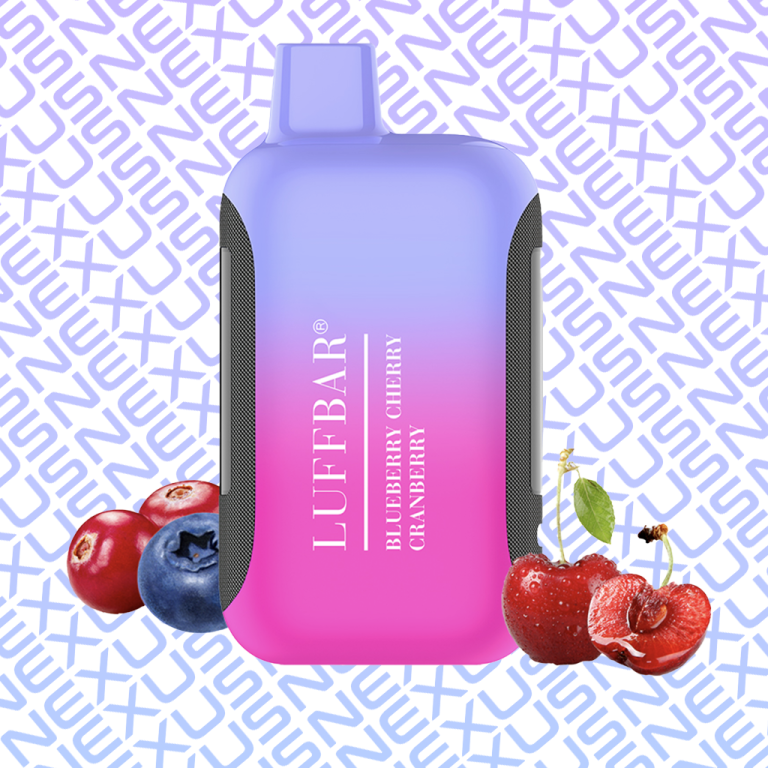 Blueberry Cherry Cranberry LUFFBAR Dually Disposable Vape 20000 Puff