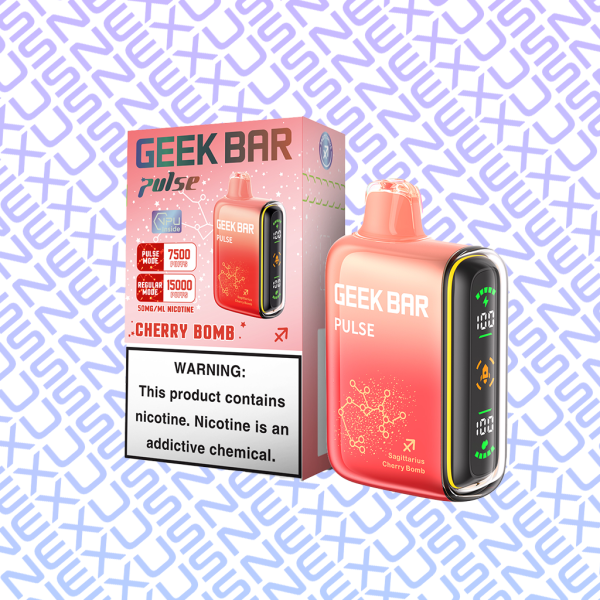 Cherry Bomb Geek Bar Pulse Disposable Vape 15000 Puff