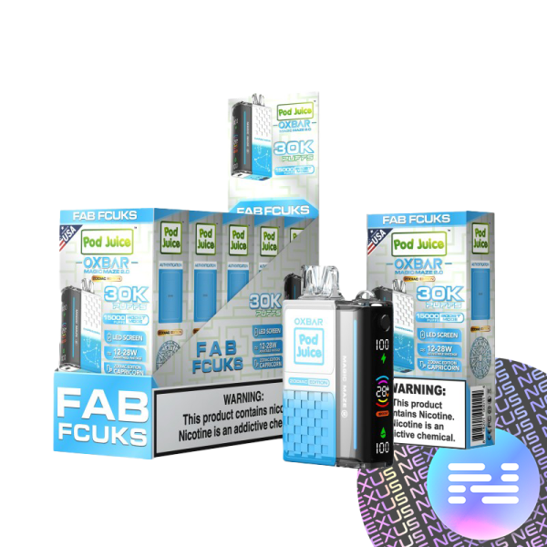 Fab Fucks Pod Juice x OXBAR Magic Maze 2 30K Puff Disposable Vape