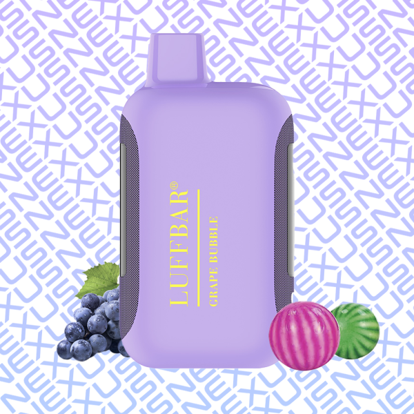 Grape Bubble LUFFBAR Dually Disposable Vape 20000 Puff