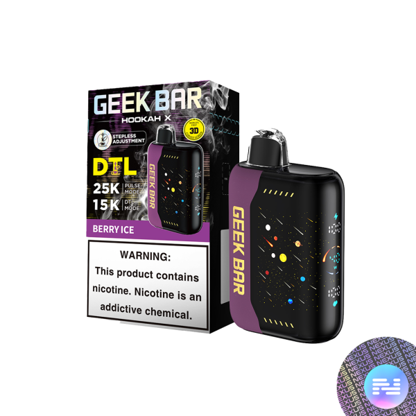 Berry Ice Geek Bar Hookah X 25K Disposable Vape